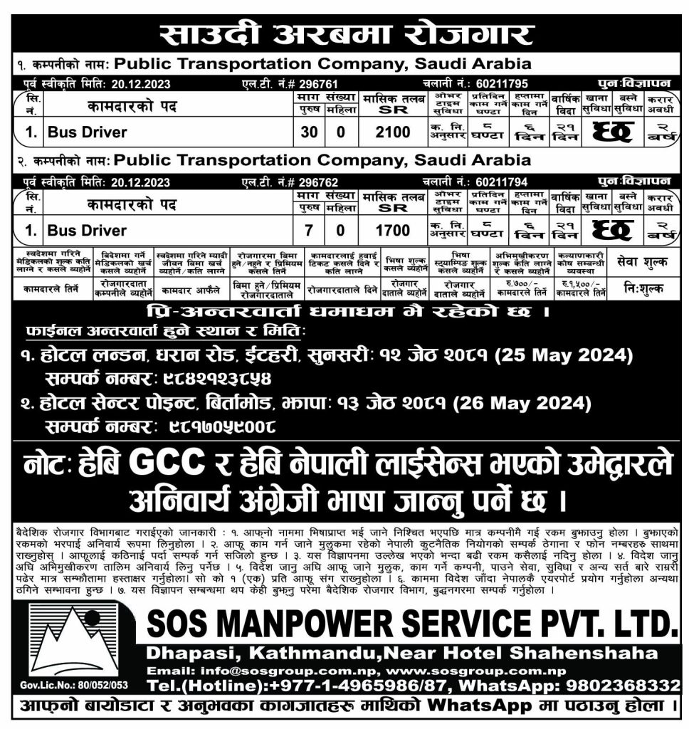 Ads – SOS Manpower Service